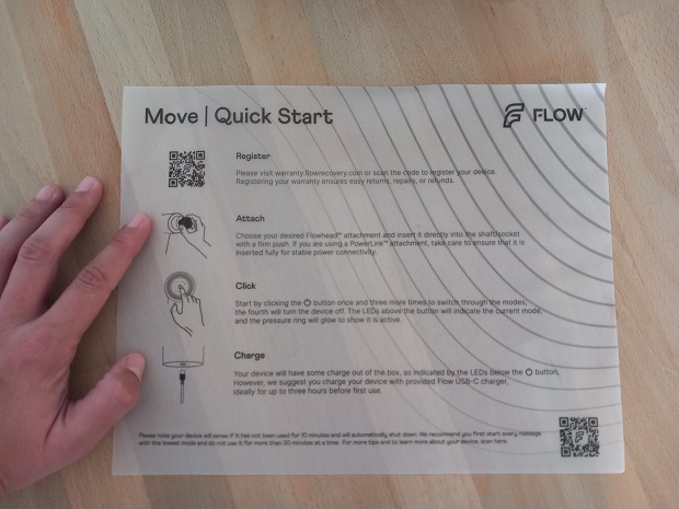 Flow MOVE Massagepistole – kraftvolle Regeneration