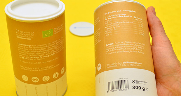 Wacker Bio Gemüsebrühe im Test – Reine Würze ohne Zusätze