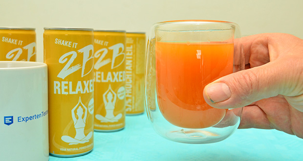 2B Drinks Test: Active, Relaxed & Happy – Power ohne Zucker