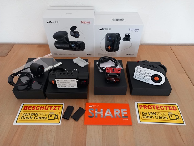 Vantrue N4S et S1 PRO MAX en test – Deux dashcams à l’essai